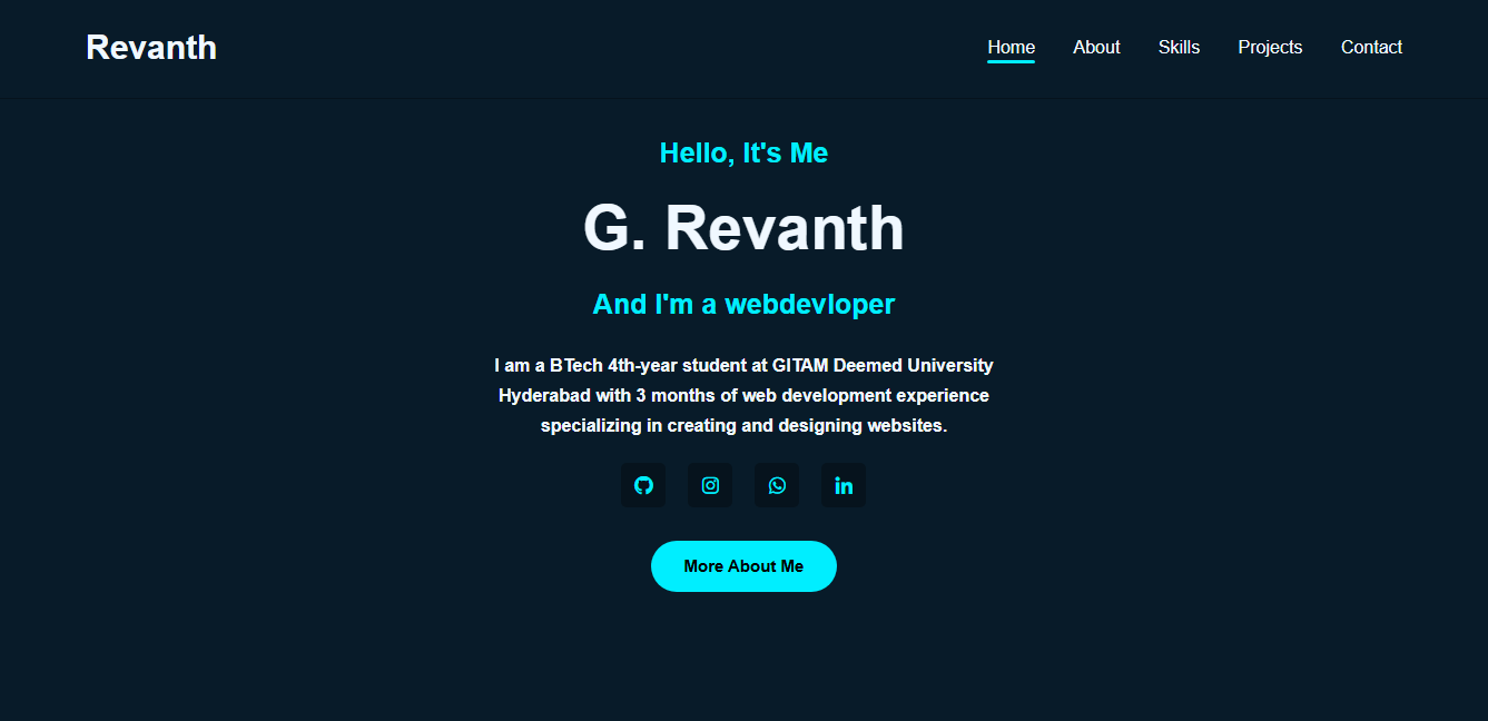 Revanth's Portfolio